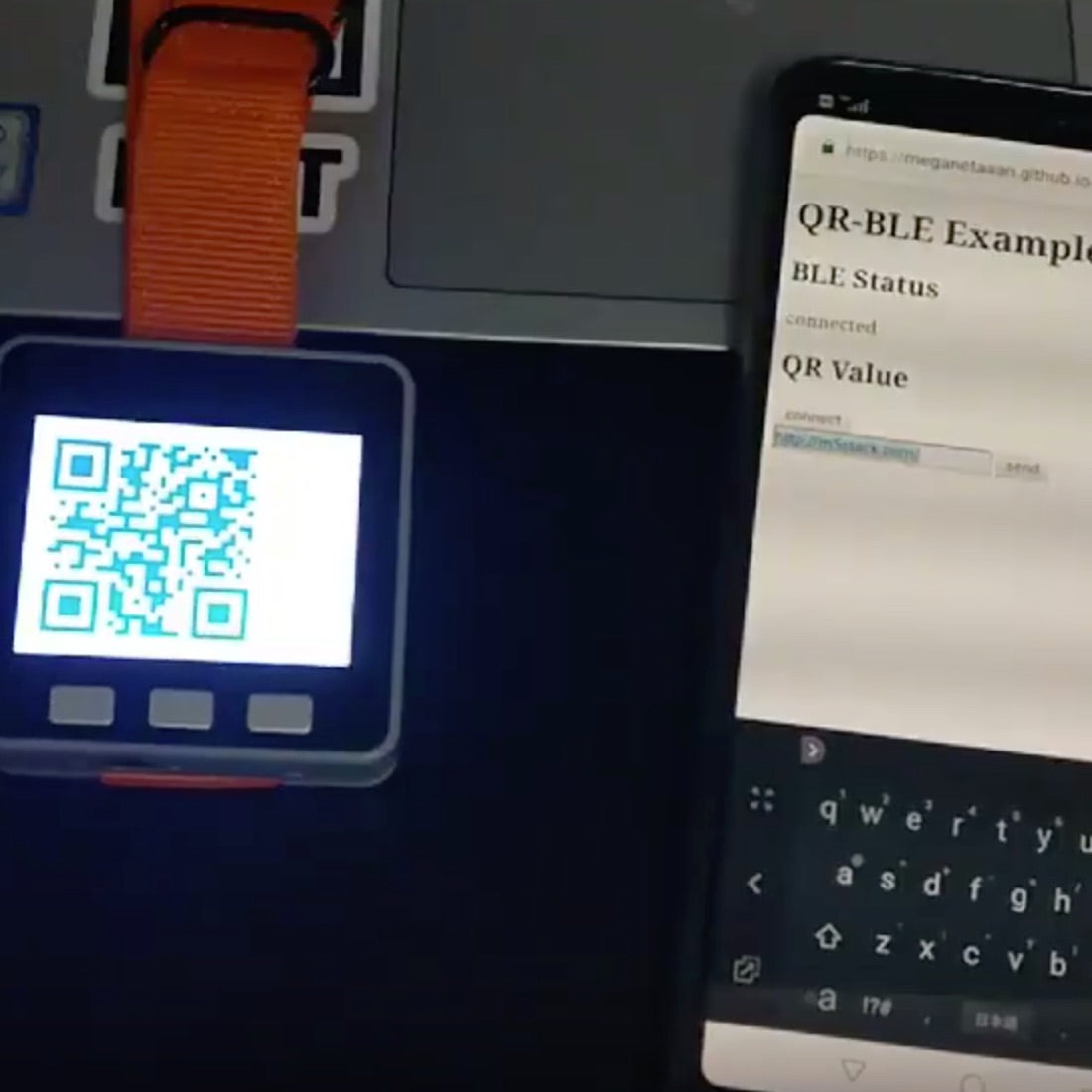 QR Create & Scan by moddable | m5stack-store