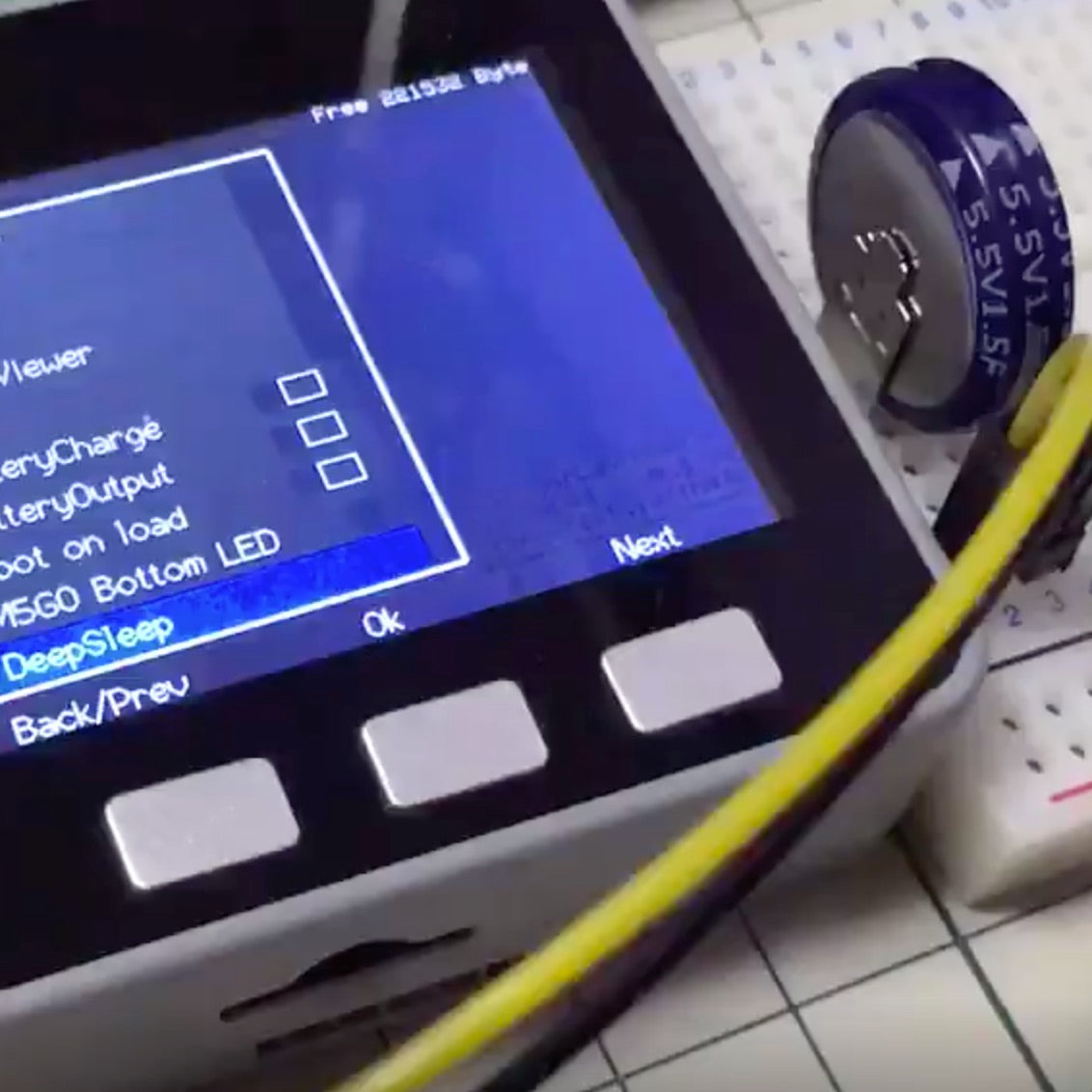 No Reset M5Stack with EDLC | m5stack-store